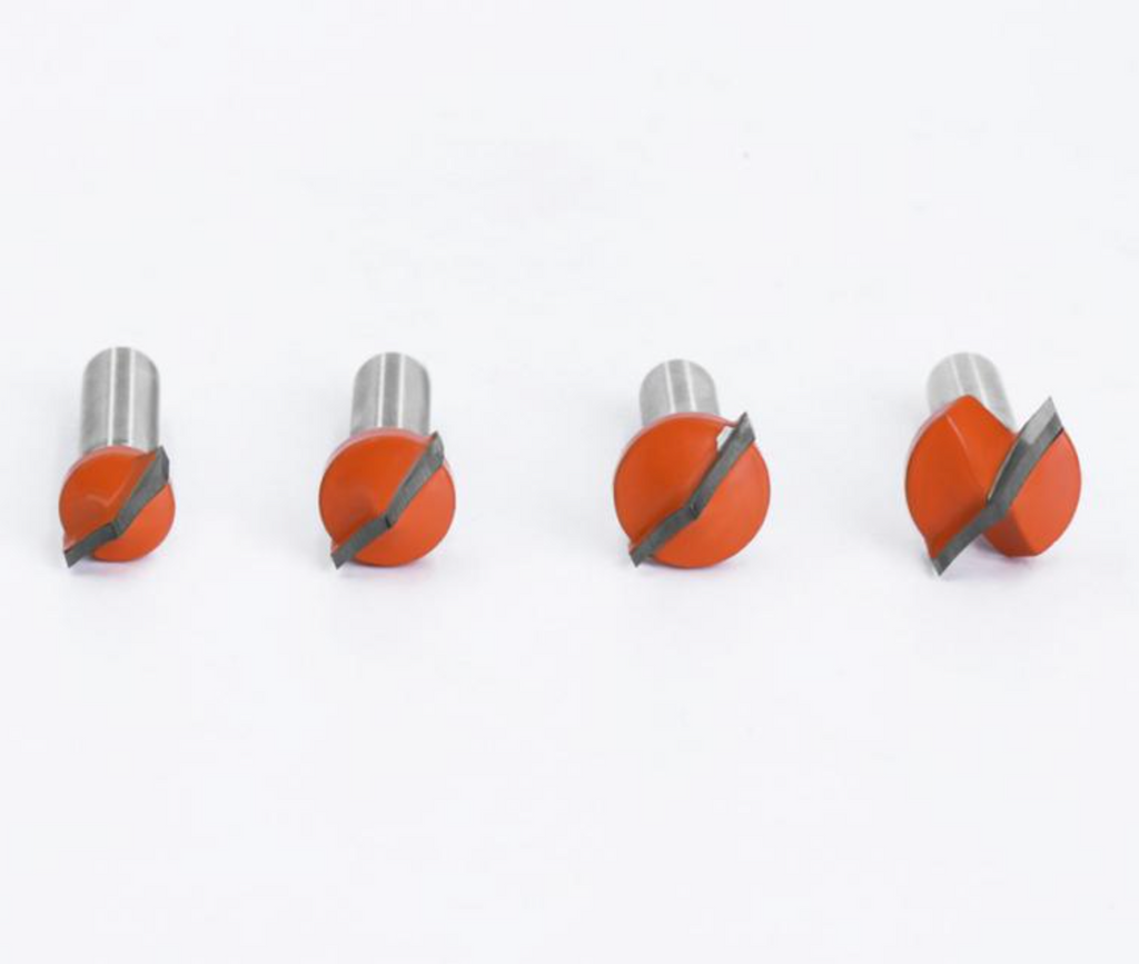 Set 4x Freze lemn sanfren pt muchii, canale si caneluri in V ...