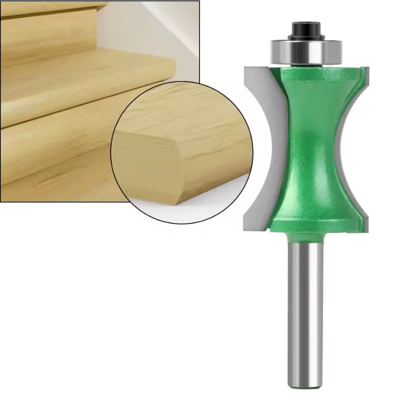 Freza lemn concava, semirotunda, pt profile lemn, 23 mm, coada 8mm ...