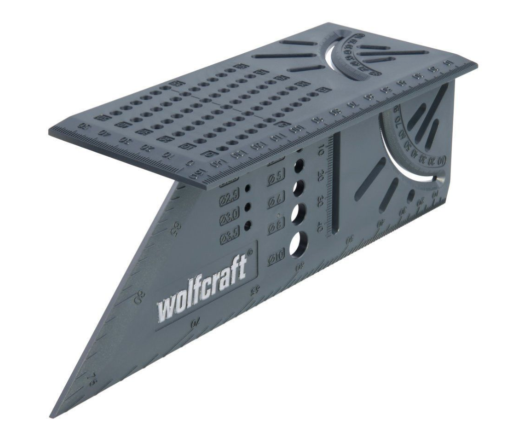 Sablon tip vinclu, echer 3D MULTIFUNCTIONAL Wolfcraft | Meșteșugărețul